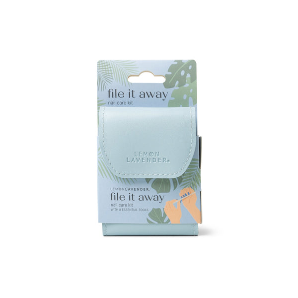 DM Merchandising Lemon Lavender File It Away Nail Care Kit - Adorn